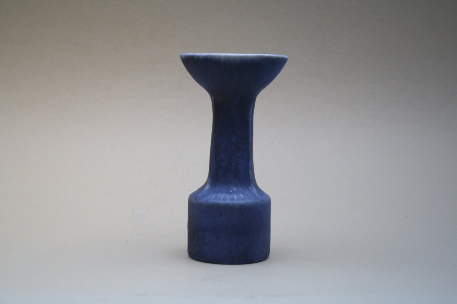 Rare Blue Matt Camps Vase by Loré Beesel - Etsy