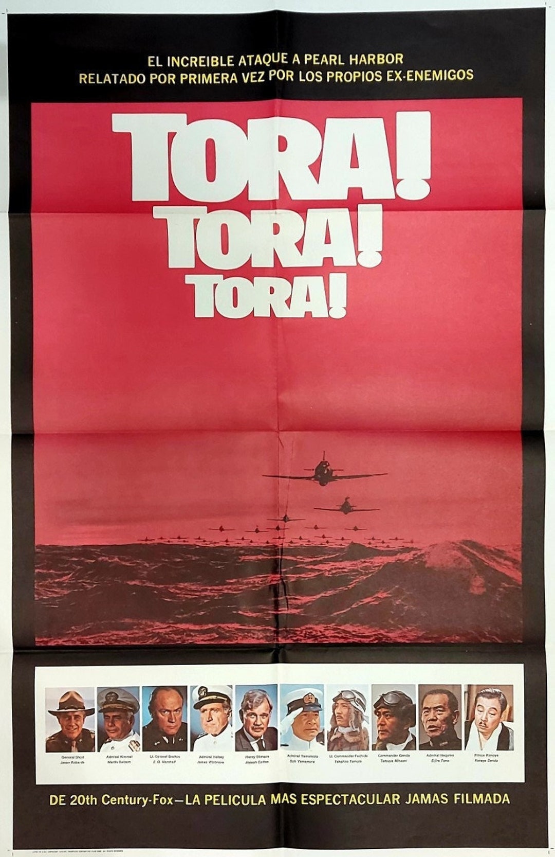 Tora Tora Tora 1970 Original Movie Poster Film Memorabilia - Etsy