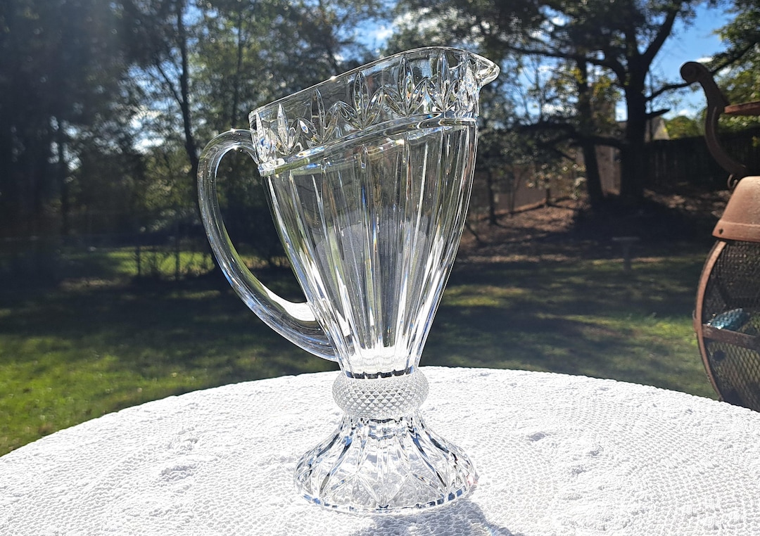 Shannon Godinger Olympia 24% Lead Crystal 10 Pitcher 38 Fl. Oz - Etsy