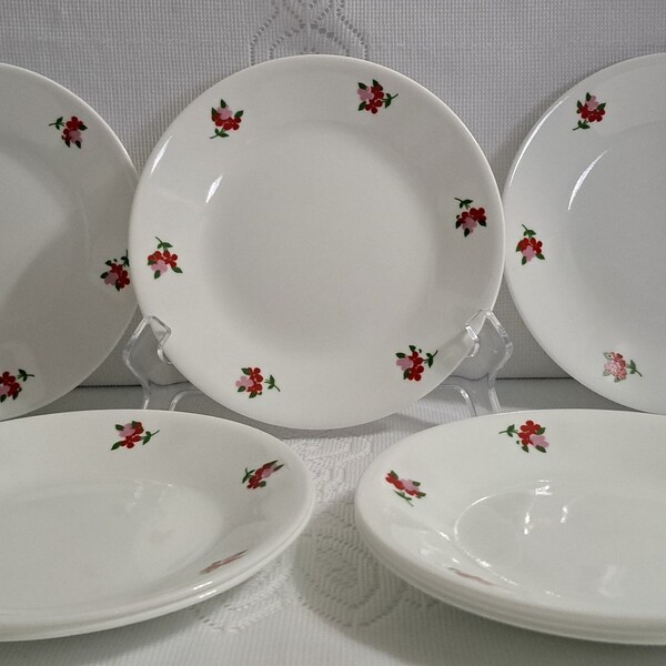 Corelle Red Plates - Etsy