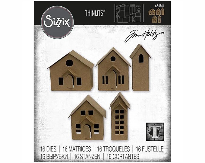 Paper Village Thinlits Dies 664741 Sizzix Tim Holtz - Etsy