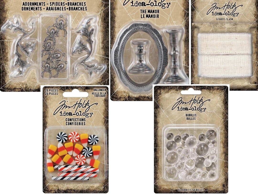 Tim Holtz Idea-ology Halloween Embellishments - Etsy