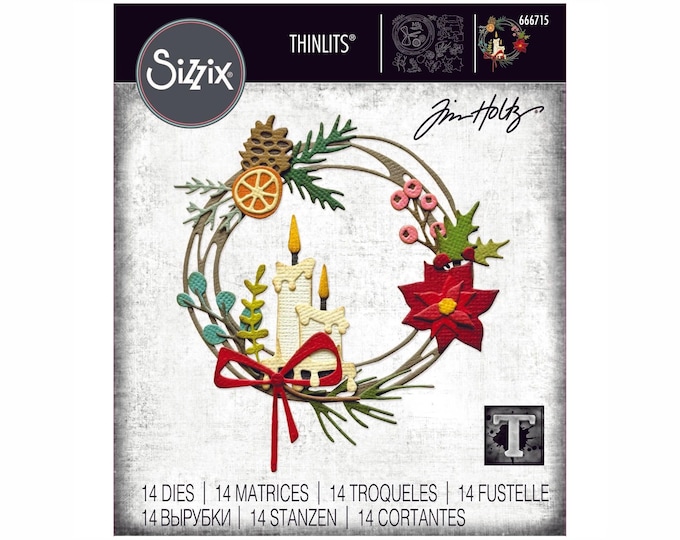 Falling Stars Thinlits Dies 664732 - Sizzix - Tim Holtz - Etsy