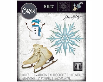 Falling Stars Thinlits Dies 664732 - Sizzix - Tim Holtz - Etsy