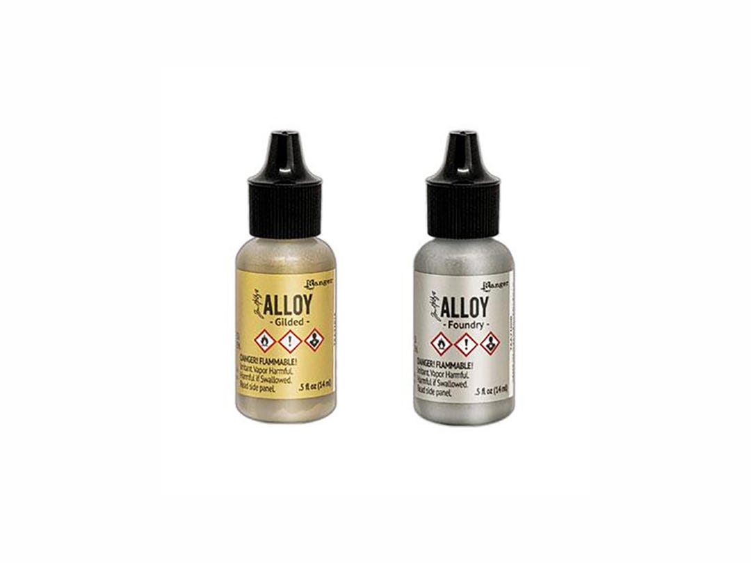 Alcohol Ink Alloys Kit 1 Gilded/foundry - Tim Holtz - Ranger Ink - Etsy