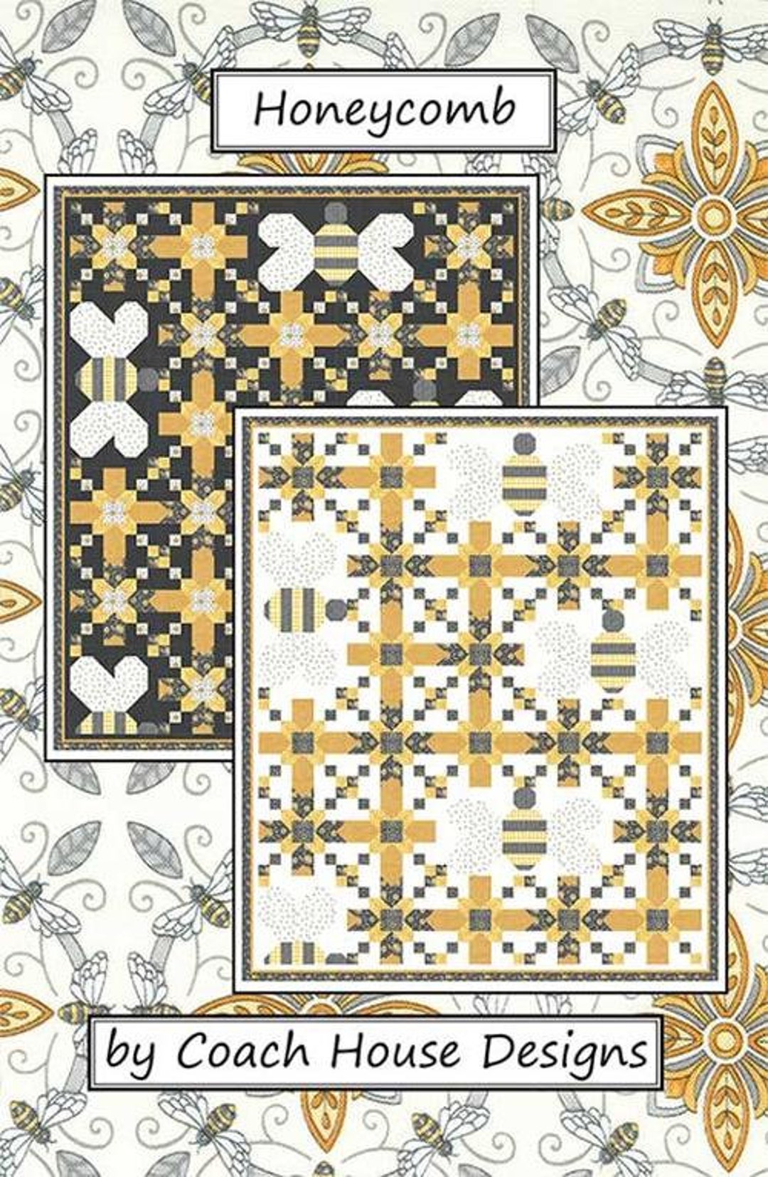 Honeycomb Quilt Kit by Deb Strain Made With Lavender and Honey DARK ...
