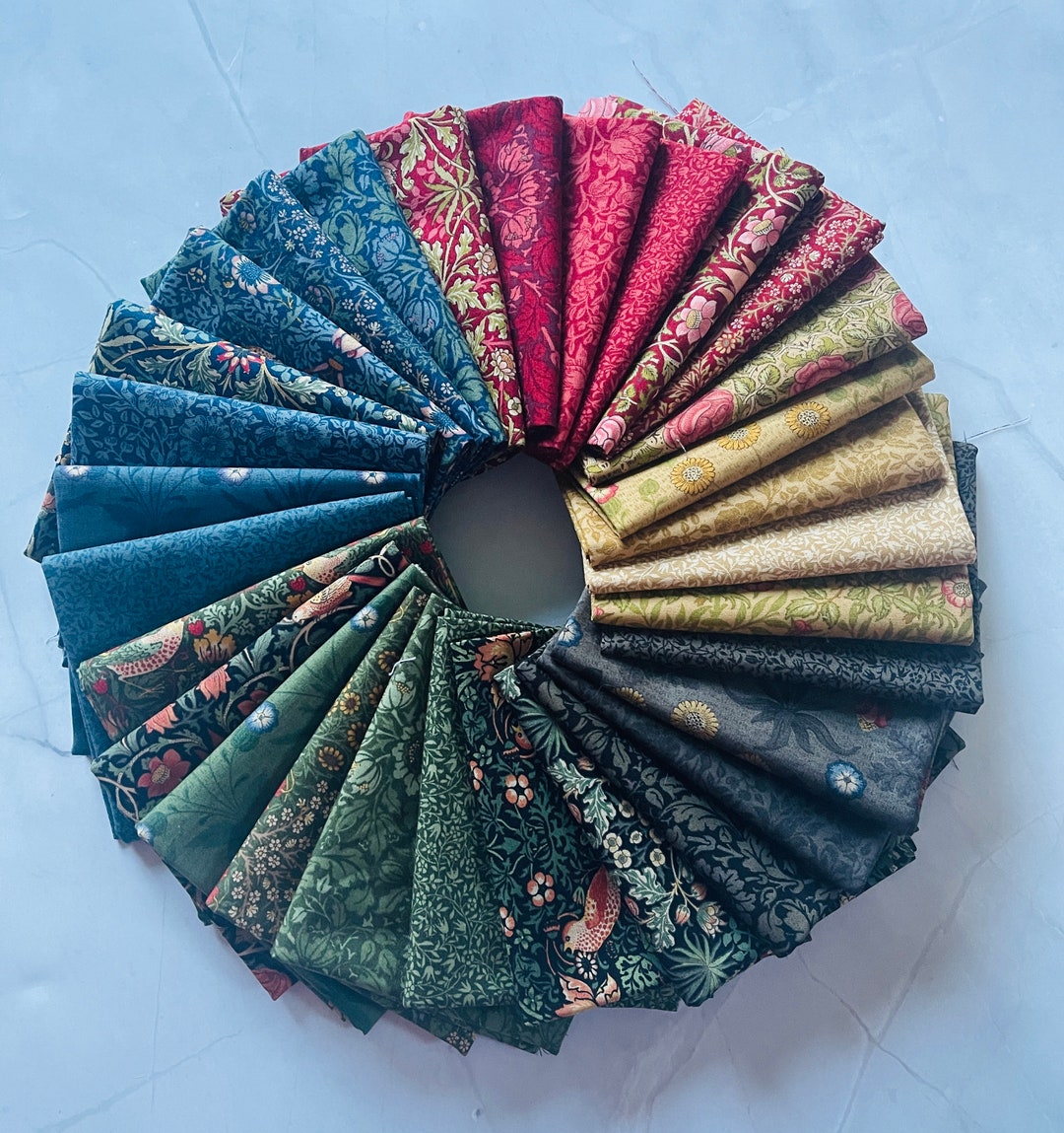 Best of Morris Fall by Barbara Brackman 29 FQ Retired Line - Etsy