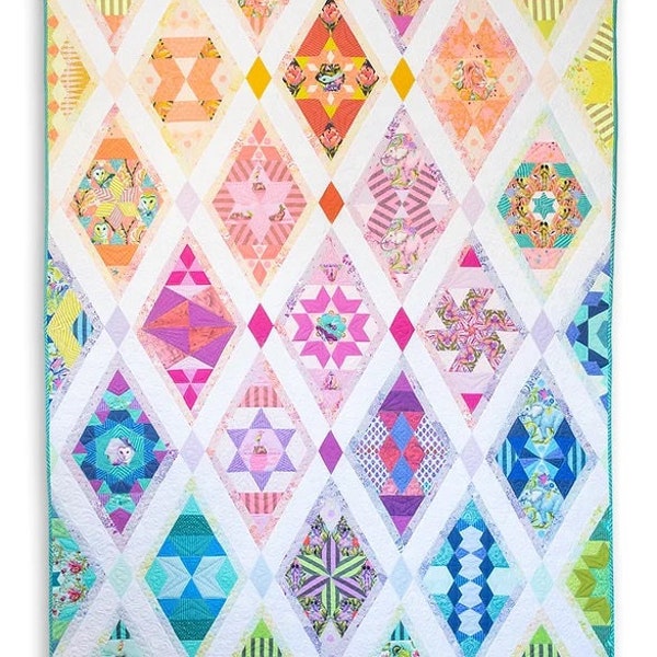 Tula Pink Queen of Diamonds Template - Etsy