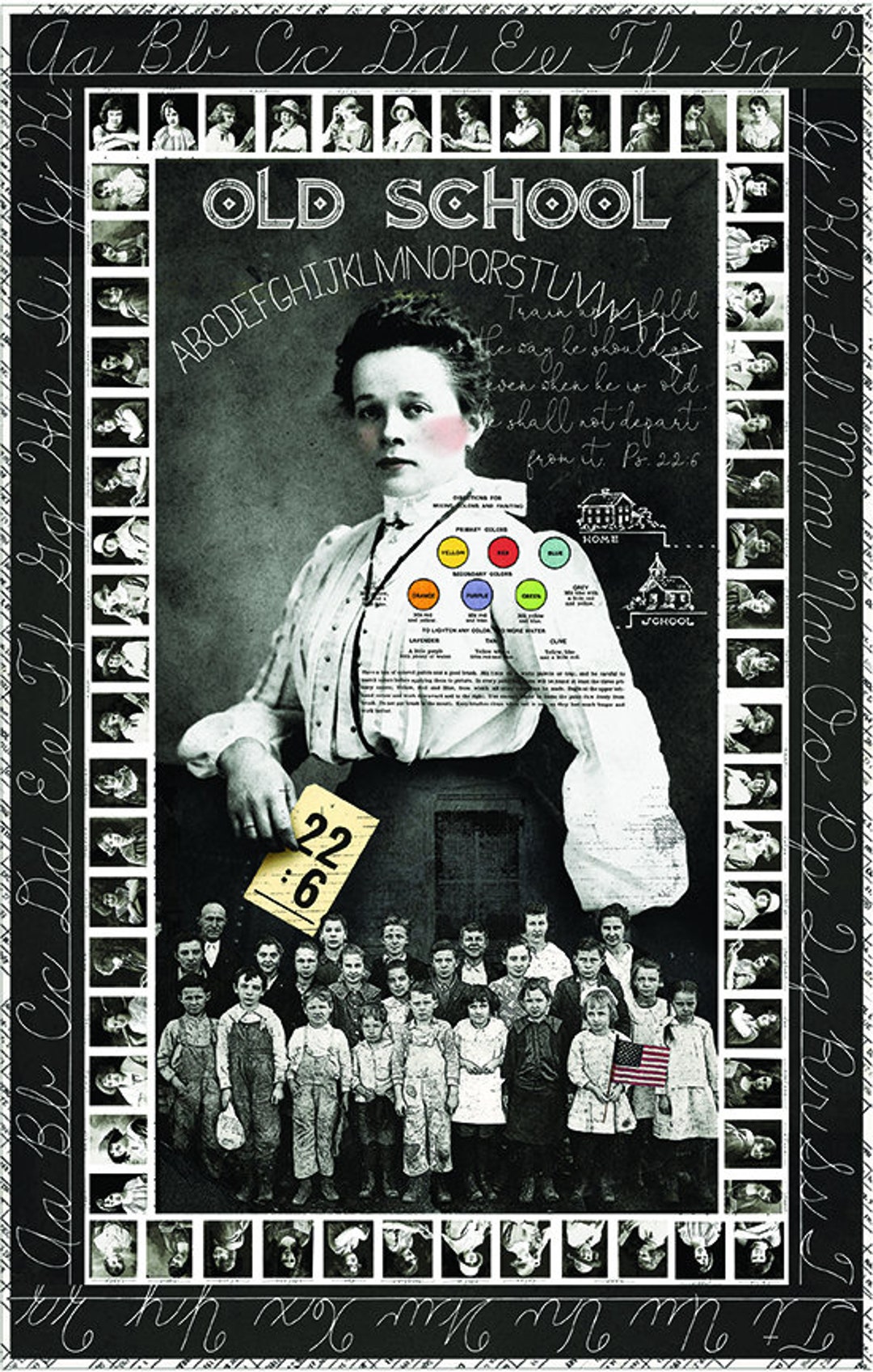 Classmates Panel Quilt Kit 35 1/2 " X 55 1/2" by J. Wecker Frisch - OLD ...