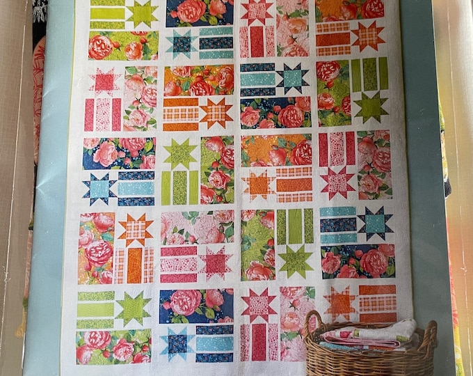 Constance Quilt Kit With Dandi Duo by Robin Pickens Lap or Twin Size - Etsy