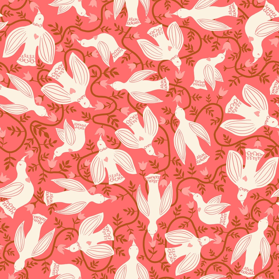 Ruby Star Endpaper RS6048 11L Strawberry Canvas - Etsy