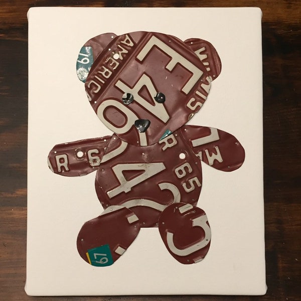 Black Bear License Plate - Etsy