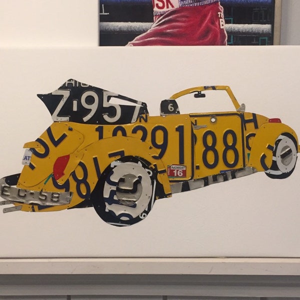 Vw Beetle License Plate - Etsy