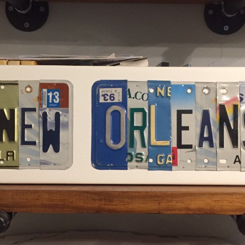 Upcycled License Plates - Etsy