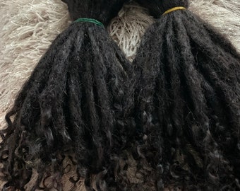 Human Hair Prelooped Mermaid Locs - Etsy