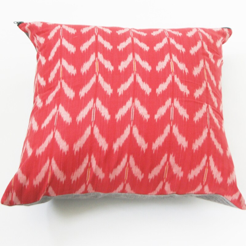 Ikat Pattern Pillow - Etsy