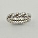 Customized .925 Sterling Cable Ring, Sterling Silver Rope Ring ...