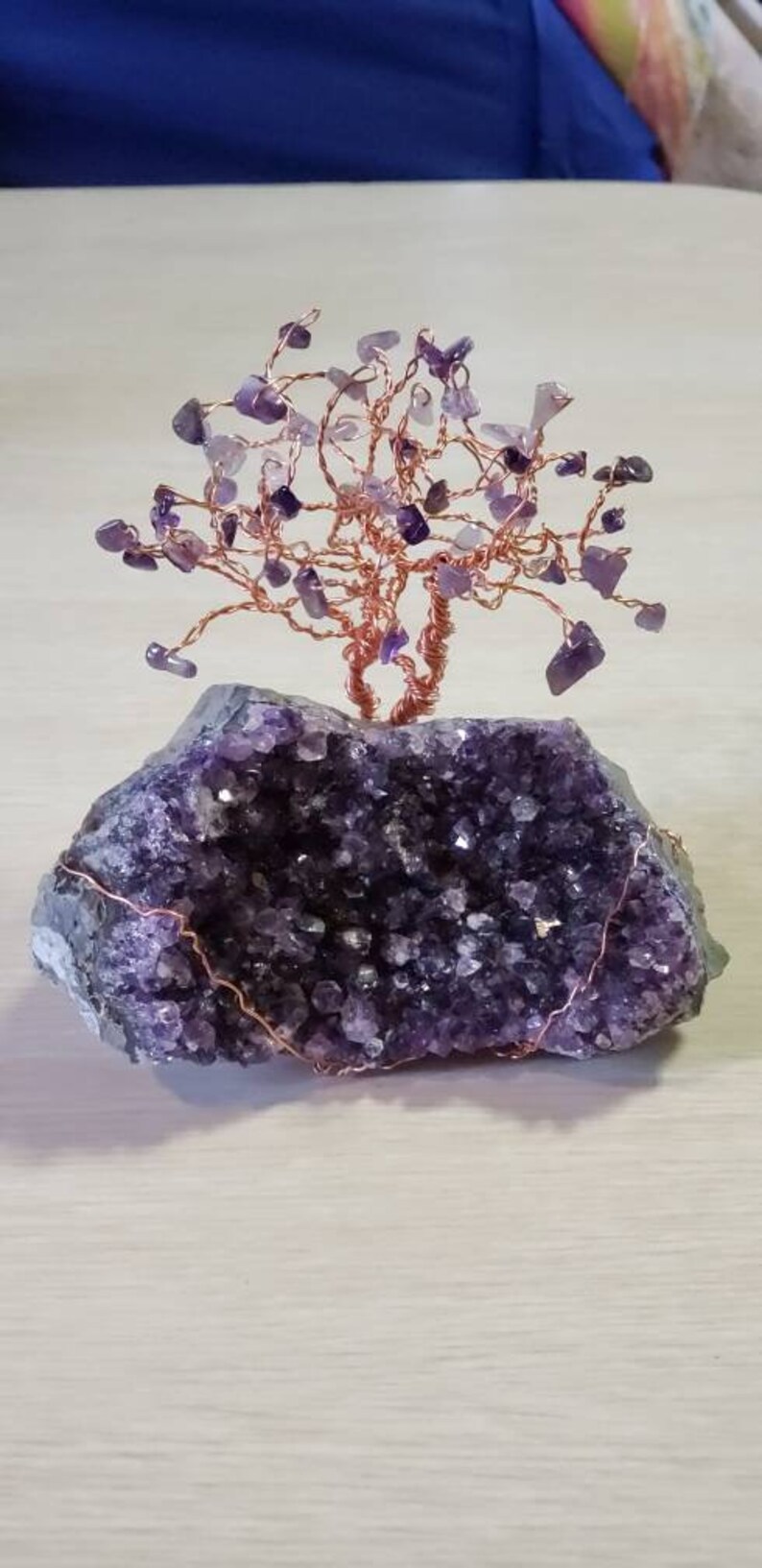Custom Wire Gemstone Tree, Birthstone Family Tree, Crystal Decor - Etsy