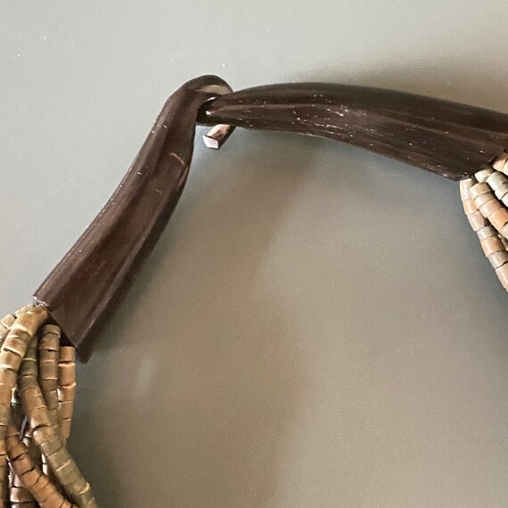 GERDA LYNGGAARD MONIES Multi Strand Olive Green and T… - Gem