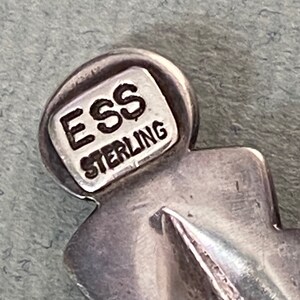 ESS STERLING Navajo Ring by Edison Sandy Smith - Etsy