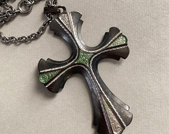 Vintage 1970s SARAH COVENTRY Gold Cross Pendant Necklace - Etsy