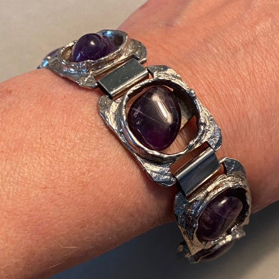 Gorgeous Scandinavian Brutalist Modernist Silver Plat… - Gem