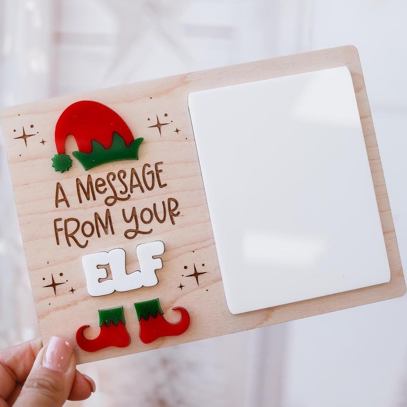 Elf on Shelf Note Board - Etsy
