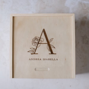 Personalized Baby Keepsake Box - Personalized Wood Box for Mom ...