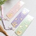 Personalized Bookmark Acrylic Bookmark With Name Hand Painted - Etsy