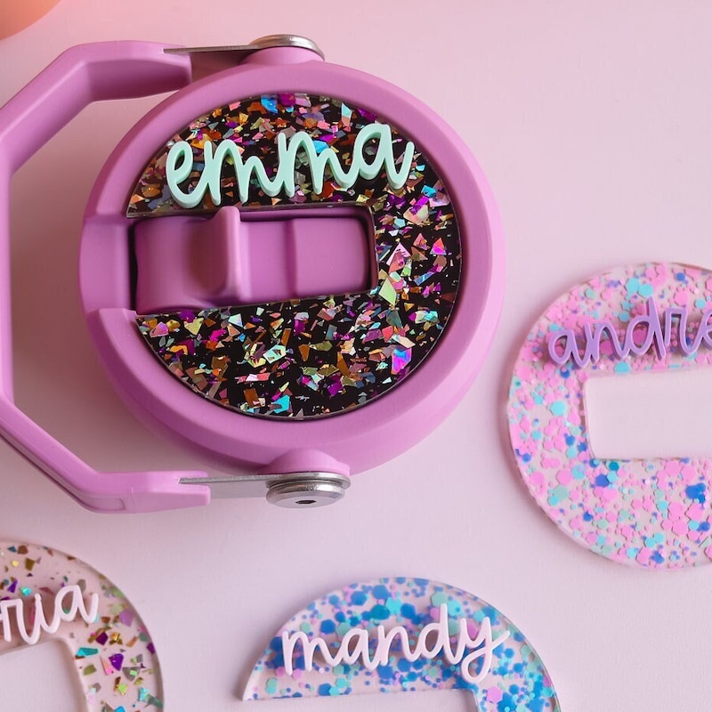 Ice Flow Flip Straw Name - Etsy