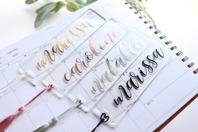 Personalized Bookmark, Custom Bookmark, Bookmark With Name, Bookmark ...