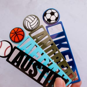 Bookmark for Kids | Kids Personalized Bookmarks | Kids Sports | Kids ...