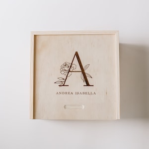 Personalized Baby Keepsake Box - Personalized Wood Box for Mom ...