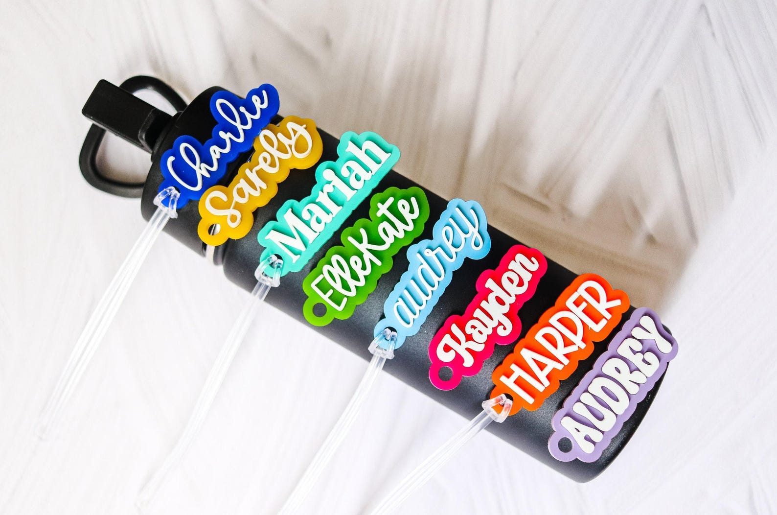 Custom Name Water Bottle Tag, Backpack Name Tag, Lunch Bag Tag, Diaper ...
