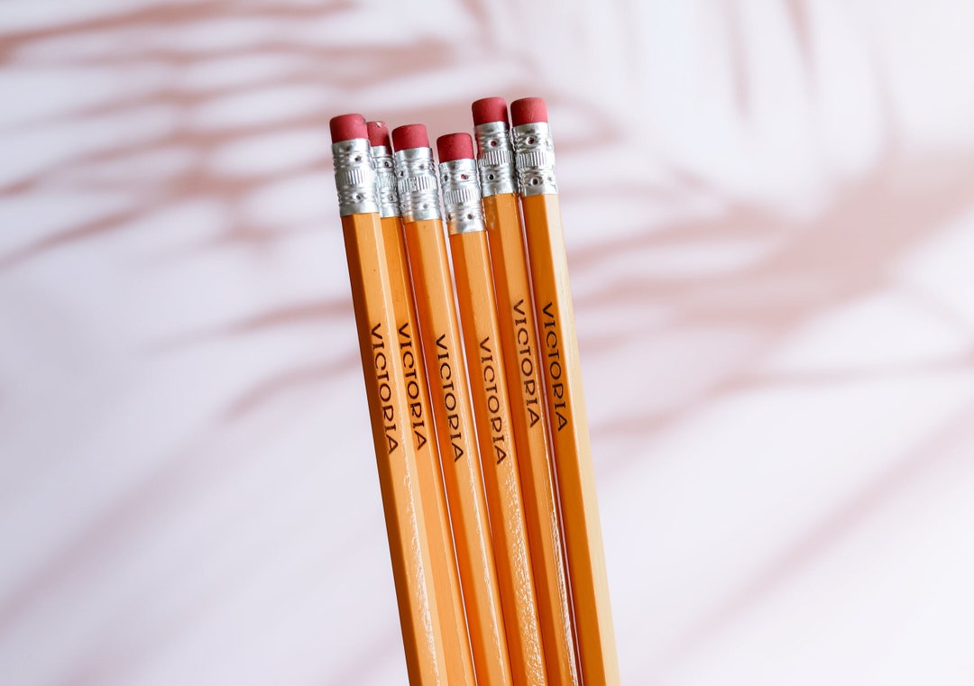 Custom Engraved Pencils for Back to School - Set of 5 or 10 ...