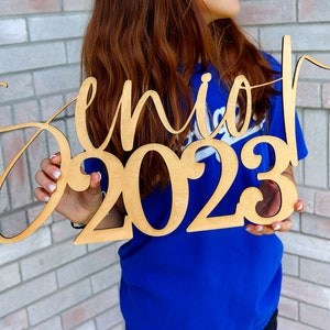 Senior Sign, Senior 2023, Photo Prop Sign, Graduation Pictures Sign ...