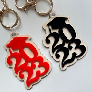 Graduation Gift, 2023 Keychain, Senior Keychain, Car Keys Tag, Grad ...