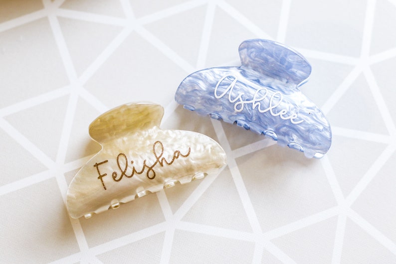 Personalized Hair Claw Hair Claw Hair Clip Hair Claw Clip - Etsy