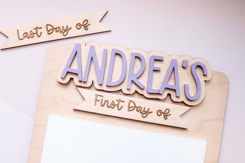 Personalized First Day of School Sign , First Day of School Sign, Back ...