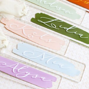 Personalized Acrylic Bookmark, Acrylic Book Mark, Library, Accessories ...