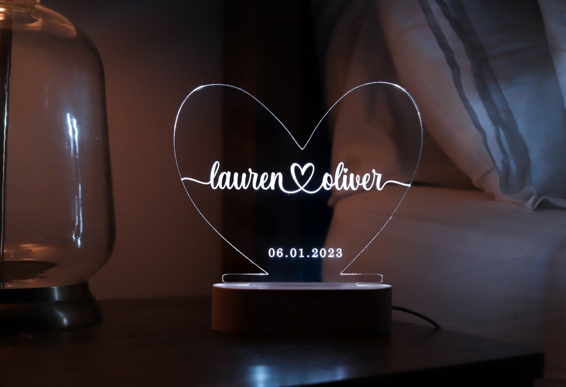Boyfriend Gift Custom Night Light for Him Personalized Night - Etsy