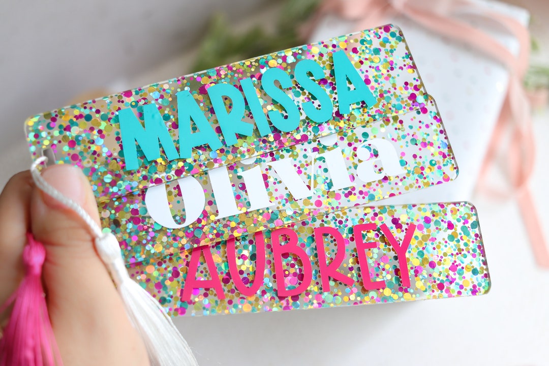 Kids Personalized Bookmarks | Bookworm Gift | Reading Gift | Girls ...