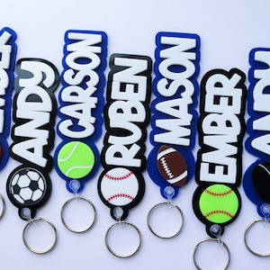 Personalized Basketball Bag Name, Backpack Tag Bag Tag, Custom Name ...