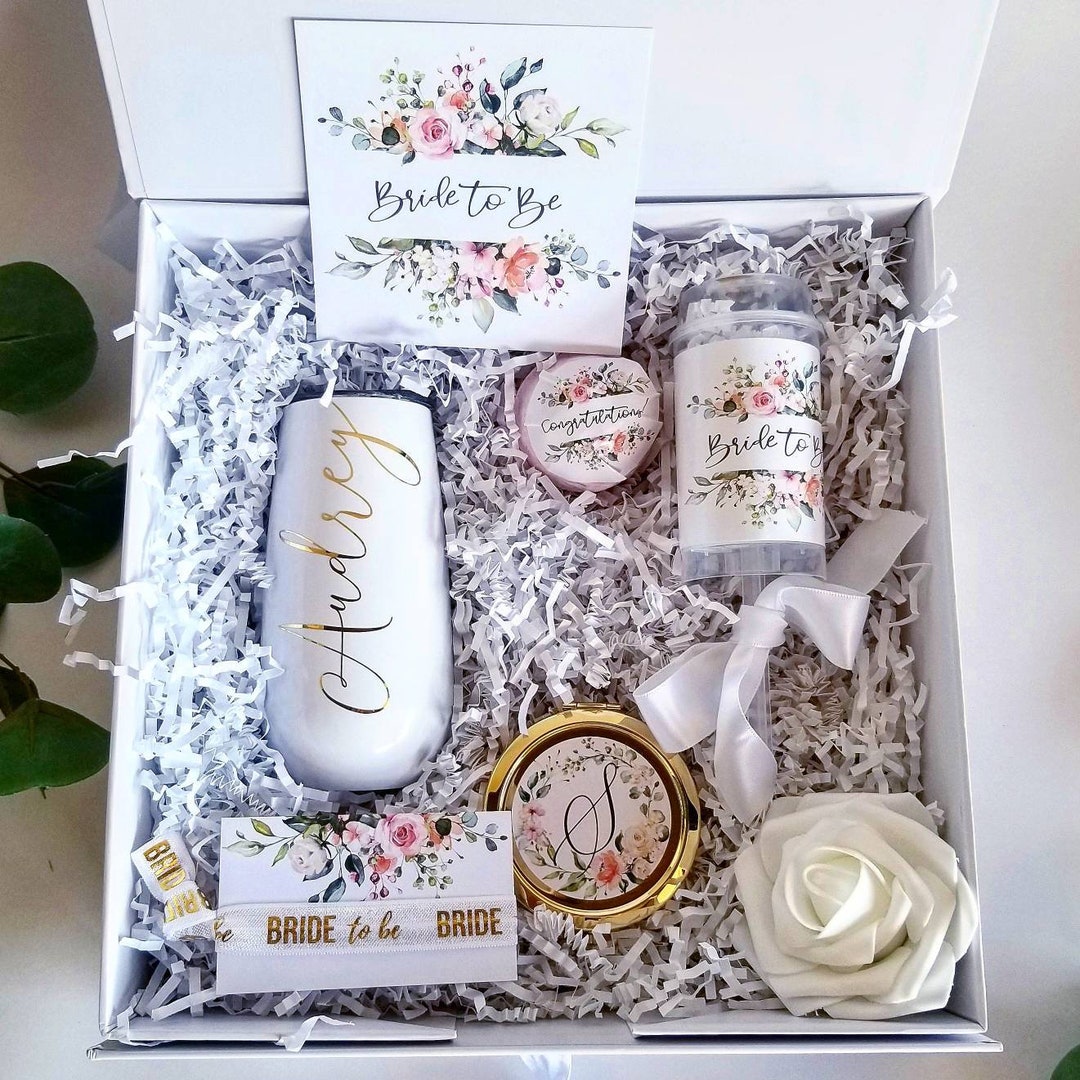 Bride to Be Box Fiance Gift Engagement Gift- Long Distance Bride Gift ...
