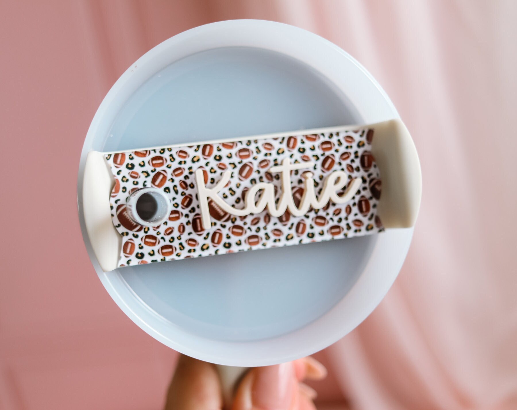 Girly Name Plate, Red Stanley Topper, Sports Stanley Name Plate ...