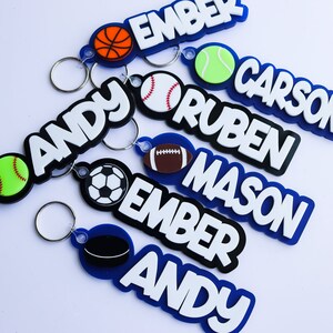 Personalized Basketball Bag Name, Backpack Tag Bag Tag, Custom Name ...