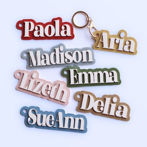 Backpack Personalized Tags, Back to School Name Tag, Custom Bag Tag ...