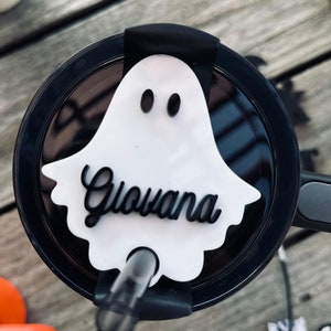 Ghost Name Plate for 40oz/30oz Tumbler Personalized Name Tag ...