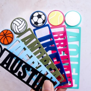 Bookmark for Kids | Kids Personalized Bookmarks | Kids Sports | Kids ...