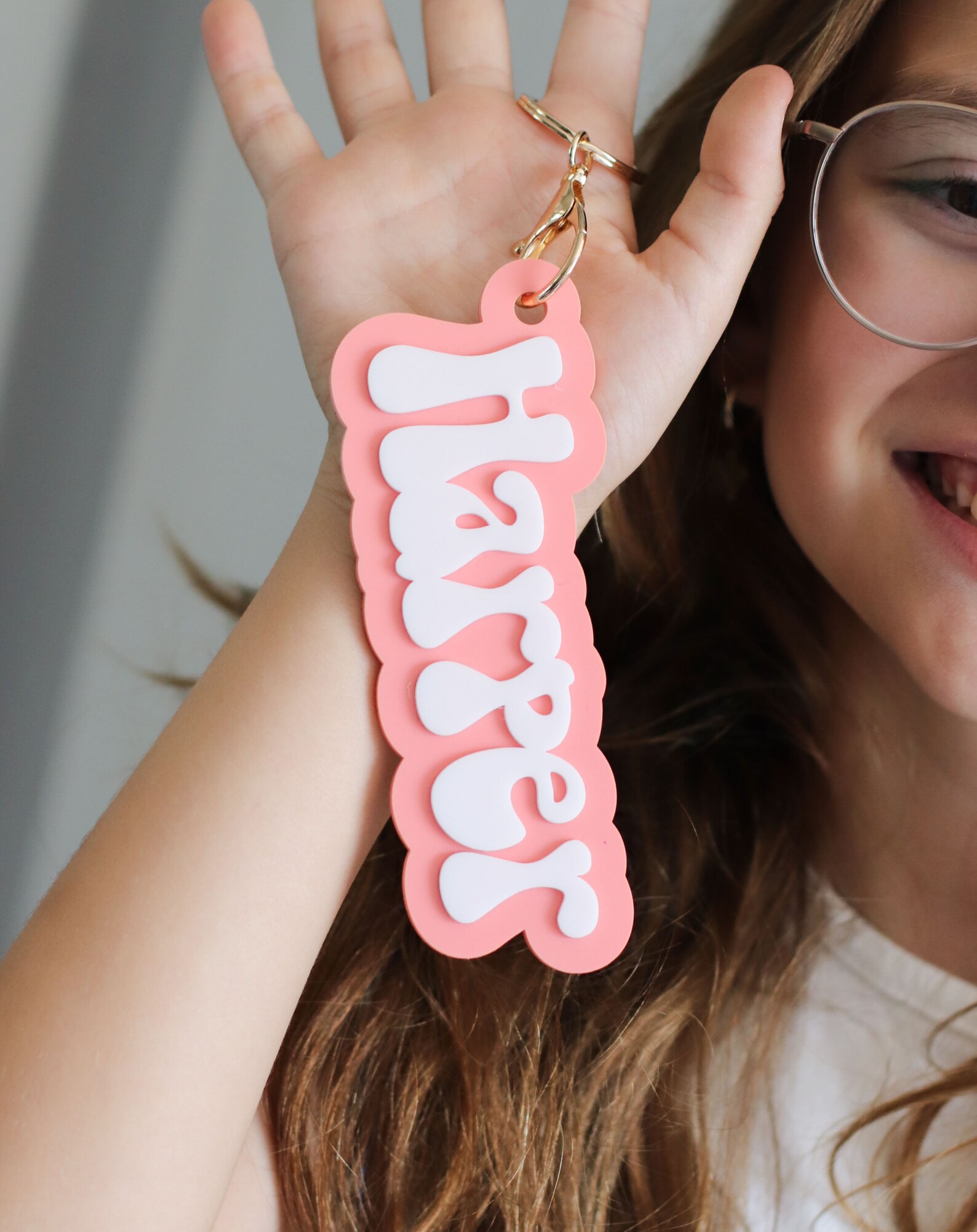 Backpack Tag Personalized Keychain for Kids Custom Name Tag - Etsy